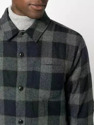 Officine Générale Gingham-check Virgin-wool Jacket