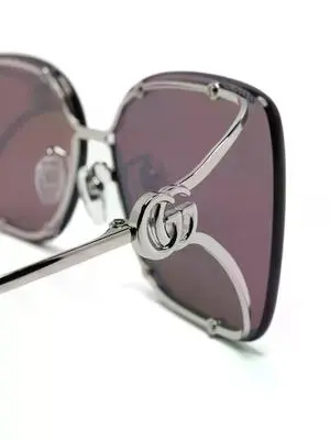 Gucci Oversize-frame Sunglasses - Grey