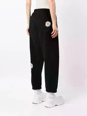 Natasha Zinko Daisy-print Cropped Track Pants