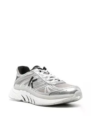 Kenzo Space Metallic Mesh Sneakers - Grey