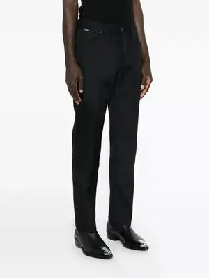TOM FORD Logo-patch Trousers