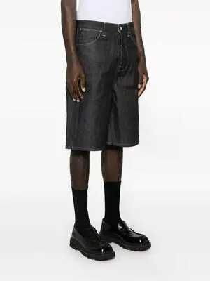 JIL SANDER Raw Denim Shorts
