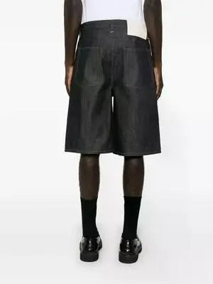 JIL SANDER Raw Denim Shorts