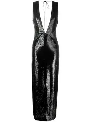 REV Sequin-embellished Maxi Dress