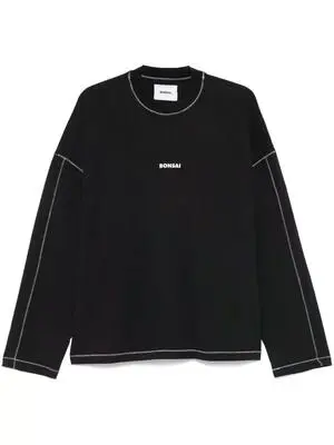 BONSAI Logo-print Long-sleeve T-shirt