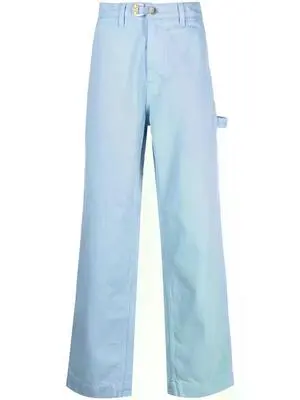 OBJECTS IV LIFE Wide-leg Clasp Jeans - Blue