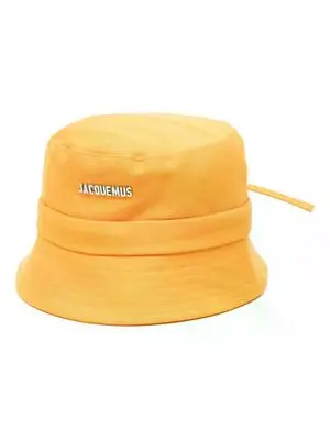 Jacquemus Le Bob Cotton Bucket Hat - Orange