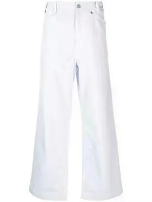 OBJECTS IV LIFE Mid-rise Wide-leg Jeans - Blue