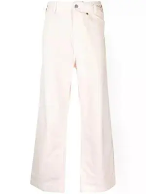 OBJECTS IV LIFE Mid-rise Wide-leg Jeans - Neutrals