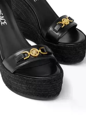 Versace Medusa '95 Espadrille Wedge Sandals