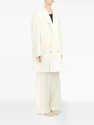 MAISON MARGIELA Oversized Pinstripe Double-breasted Blazer