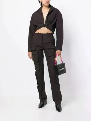 Off-White Twisted Cropped Shirt