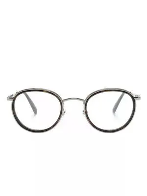 Moncler Round-frame Glasses - Brown