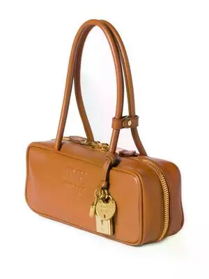 Miu Miu Small Beau Leather Bag - Brown