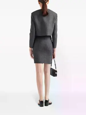 Prada Crystal-embellished Cropped Jacket