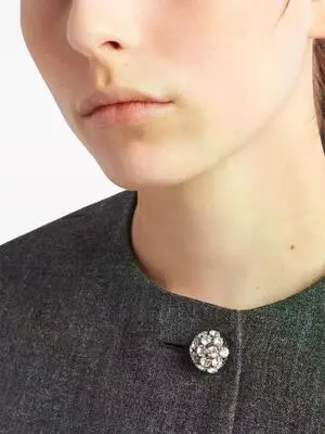 Prada Crystal-embellished Cropped Jacket