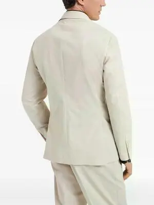 Brunello Cucinelli Deconstructed Gabardine Large Lapels Blazer