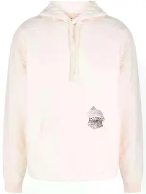 OBJECTS IV LIFE Logo-print Organic Cotton Hoodie