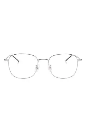 Montblanc Square-frame Glasses - Silver