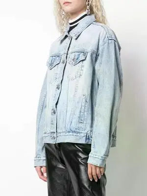 Ksubi Stonewashed Boxy Fit Jacket