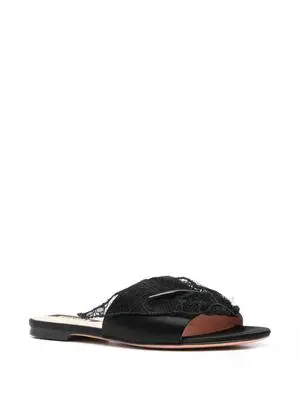 Rochas Lace-detail Sandals