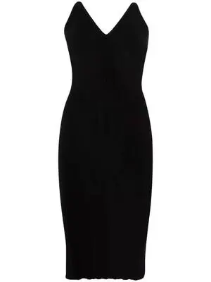 Coperni Ribbed-knit Bustier Dress