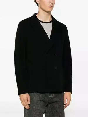 Harris Wharf London Peak-lapel Double-breasted Blazer