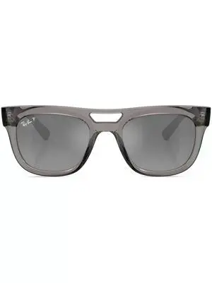 Ray-ban Phil Logo-lettering Sunglasses - Grey