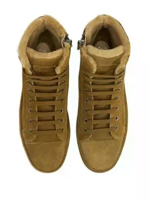 GIUSEPPE ZANOTTI City Suede High-top Sneakers