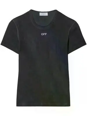 Off-White Logo-embroidered T-shirt