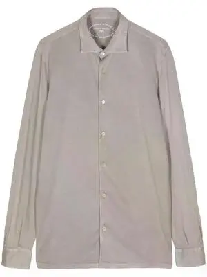Fedeli Jason Giza Jersey Shirt - Grey