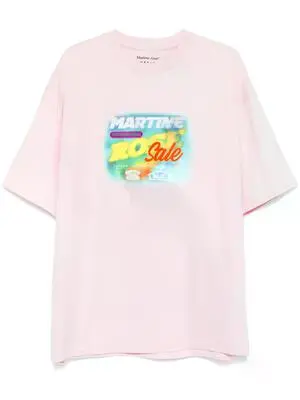 Martine Rose Graphic-print T-shirt - Pink