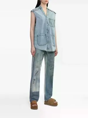 Y/project Patch Pocket Denim Vest