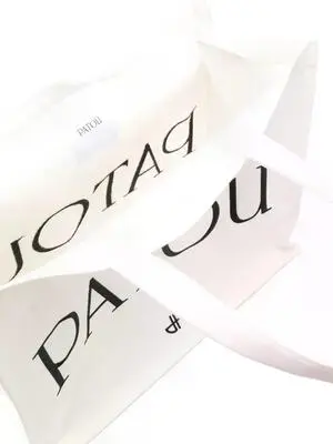 PATOU Canvas Tote Bag - Neutrals