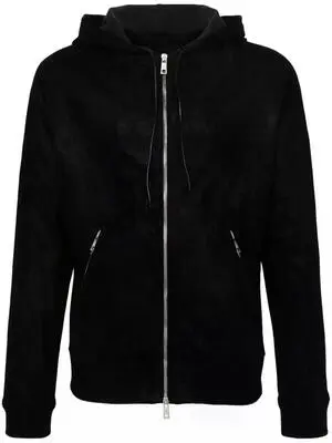 GIORGIO BRATO Suede Hooded Jacket
