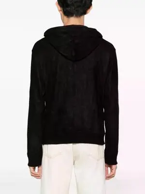 GIORGIO BRATO Suede Hooded Jacket