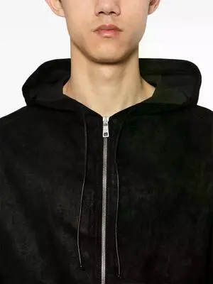 GIORGIO BRATO Suede Hooded Jacket