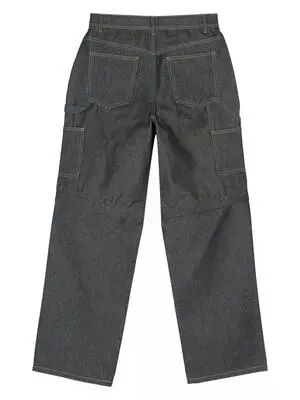 Andersson Bell Laser-cut Wide-leg Jeans