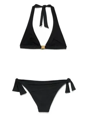 Balmain Jersey Bikini - Black