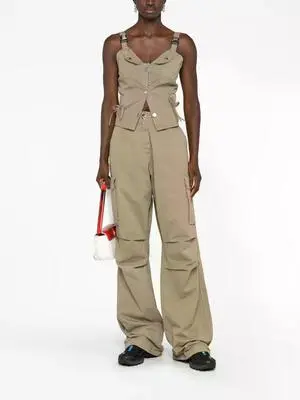 Coperni Buckle-embellished Corset Top