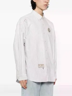 AAPE BY *A BATHING APE Striped Cotton Shirt