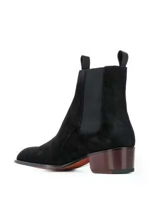 GIUSEPPE ZANOTTI Leather Slip-on Ankle Boots