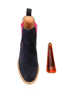 SCAROSSO Chelsea Colour-block Boots