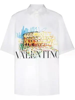 Valentino Garavani Roman Sketches Print Shirt