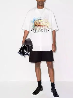 Valentino Garavani Roman Sketches Print Shirt