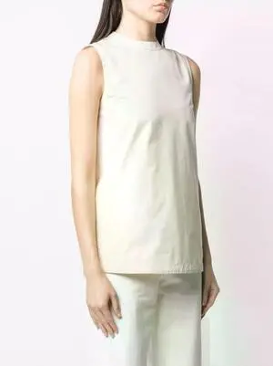 JIL SANDER Sleeveless Cotton Top