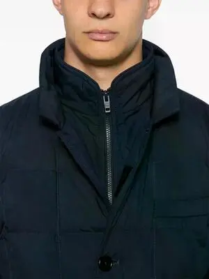 FAY Double-front Down Jacket - Blue