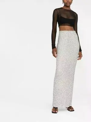 Coperni Crystal-embellished Maxi Skirt