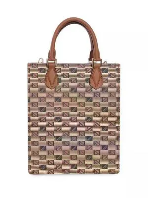 Moreau Monogram-print Tote Bag - Brown