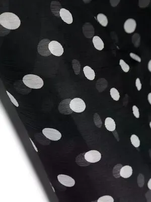 Dolce & Gabbana Polka-dot Silk Scarf